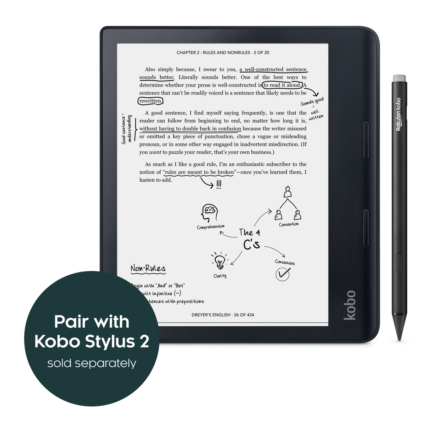 Kobo Sage | Rakuten Kobo eReader Store Australia